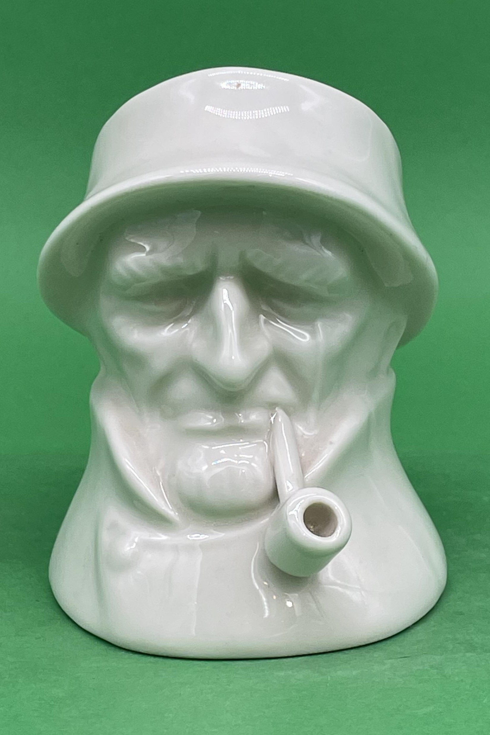 Captain Ahab character jug medium white - William MacLean 1956